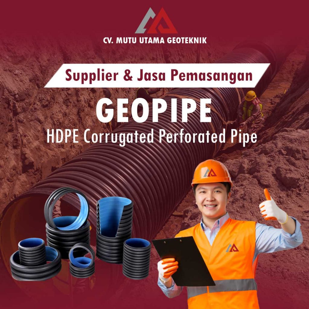 Jual Geopipe Harga Terbaik dari CV. Mutu Utama Geoteknik