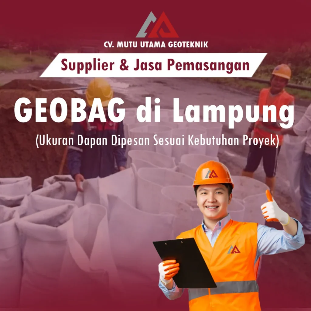 Jual Geobag Lampung | CV. Mutu Utama Geoteknik